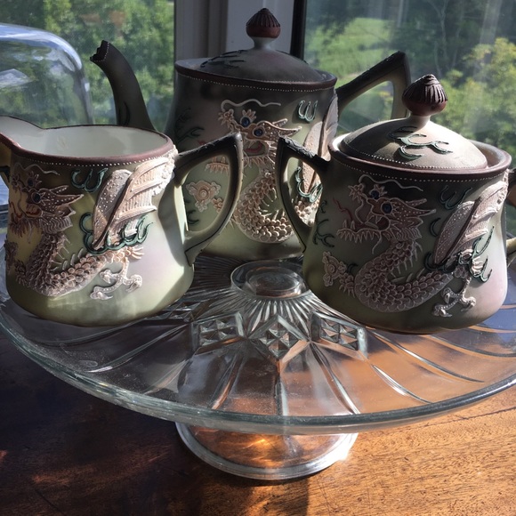 Dining | Antique Nippon Hand Painted Dragon Wear Tea Set | Poshmark